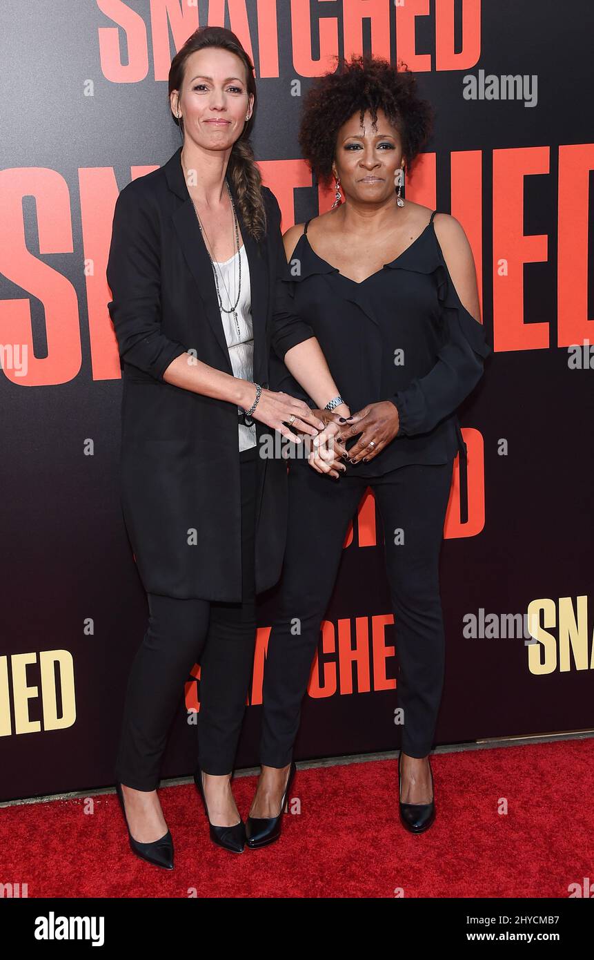 Wanda Sykes and Alex Sykes "Snatched" World Premiere held at the ...