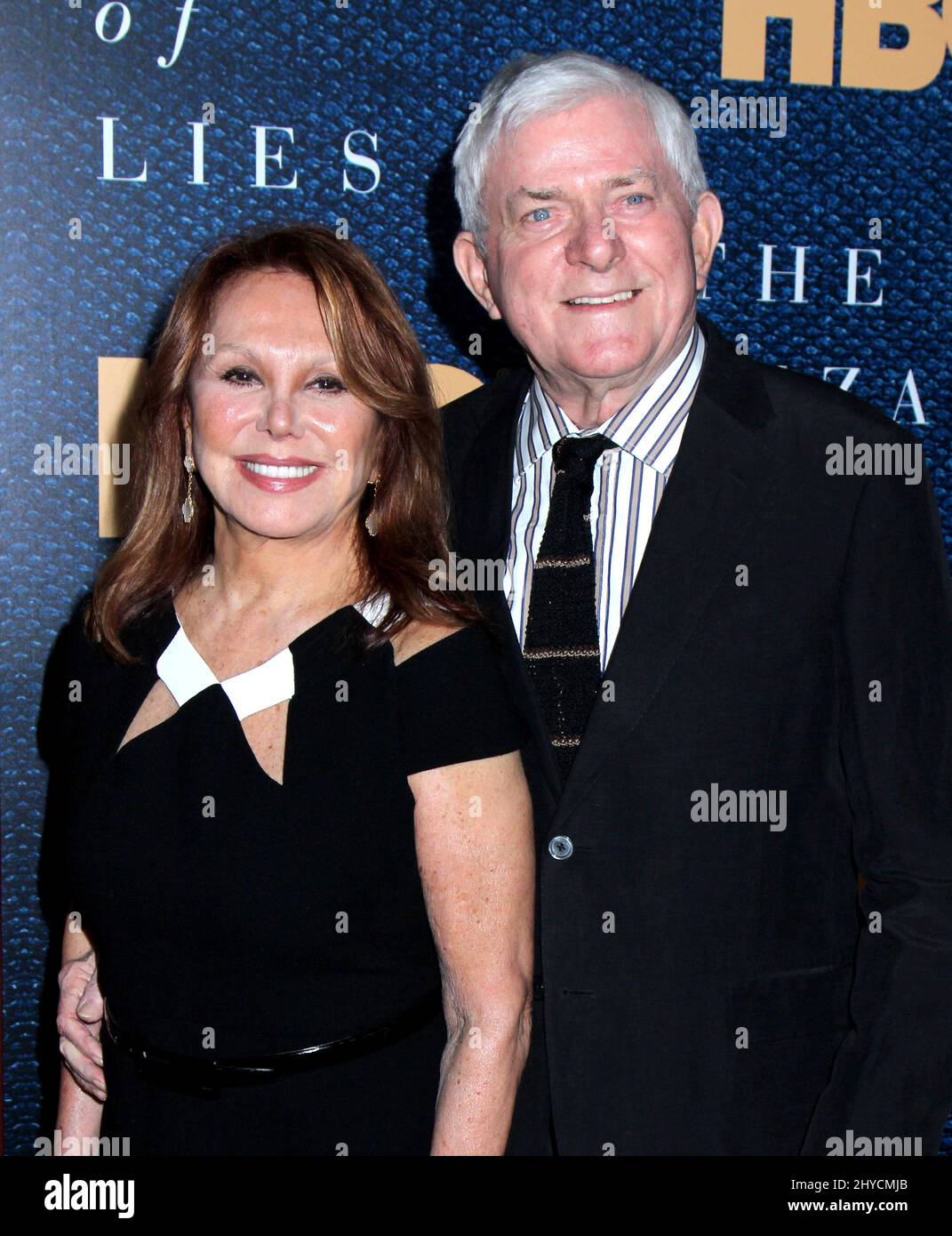Marlo Thomas & Phil Donahue attending the 'The Wizard Of Lies' New York ...