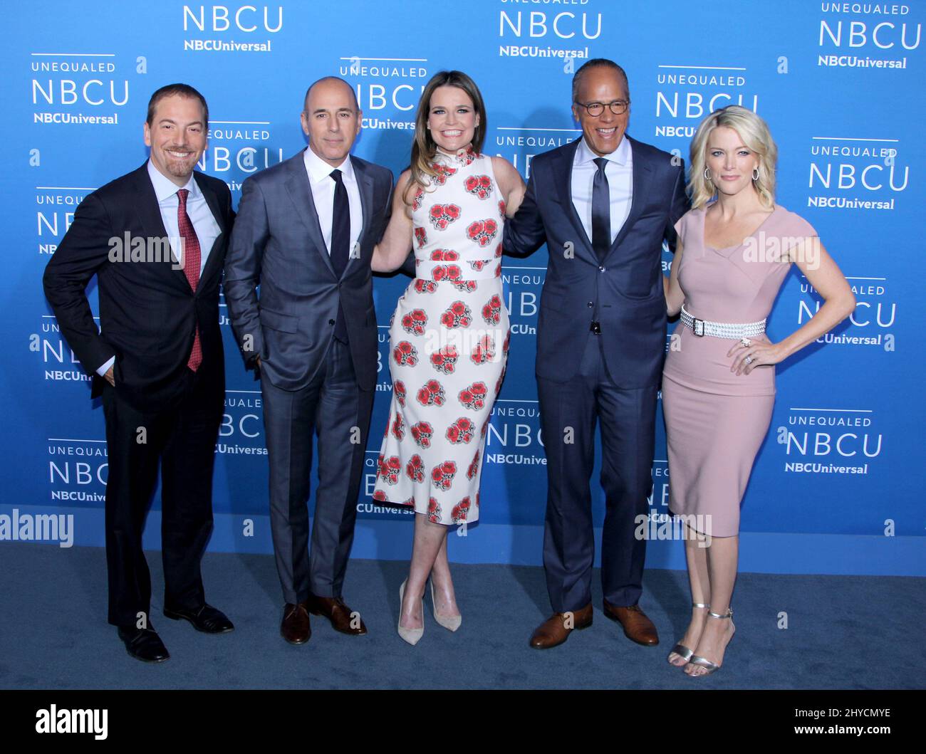 Chuck Todd, Matt Lauer, Savannah Guthrie, Lester Holt, and Megyn ...