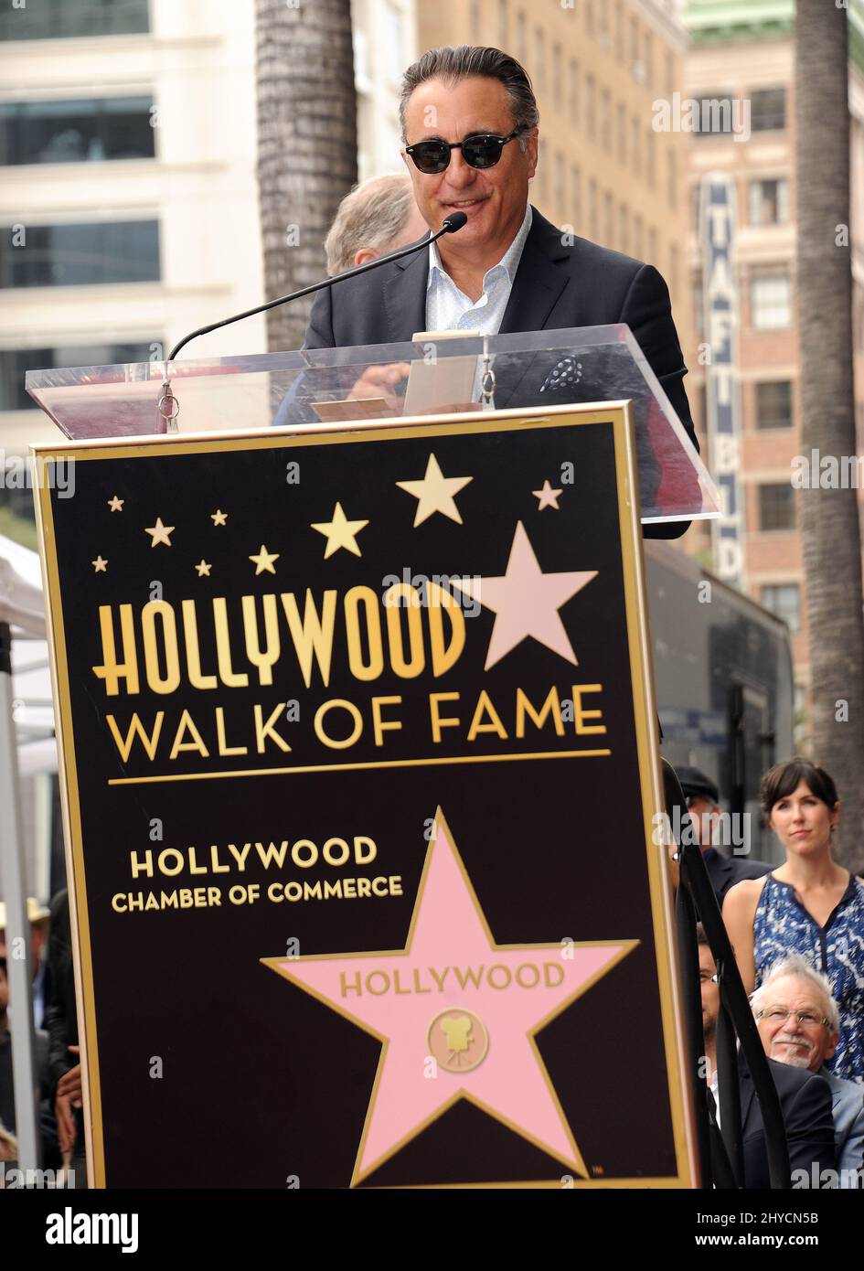 Andy Garcia attending the Ken Corday Hollywood Walk Of Fame Star ...