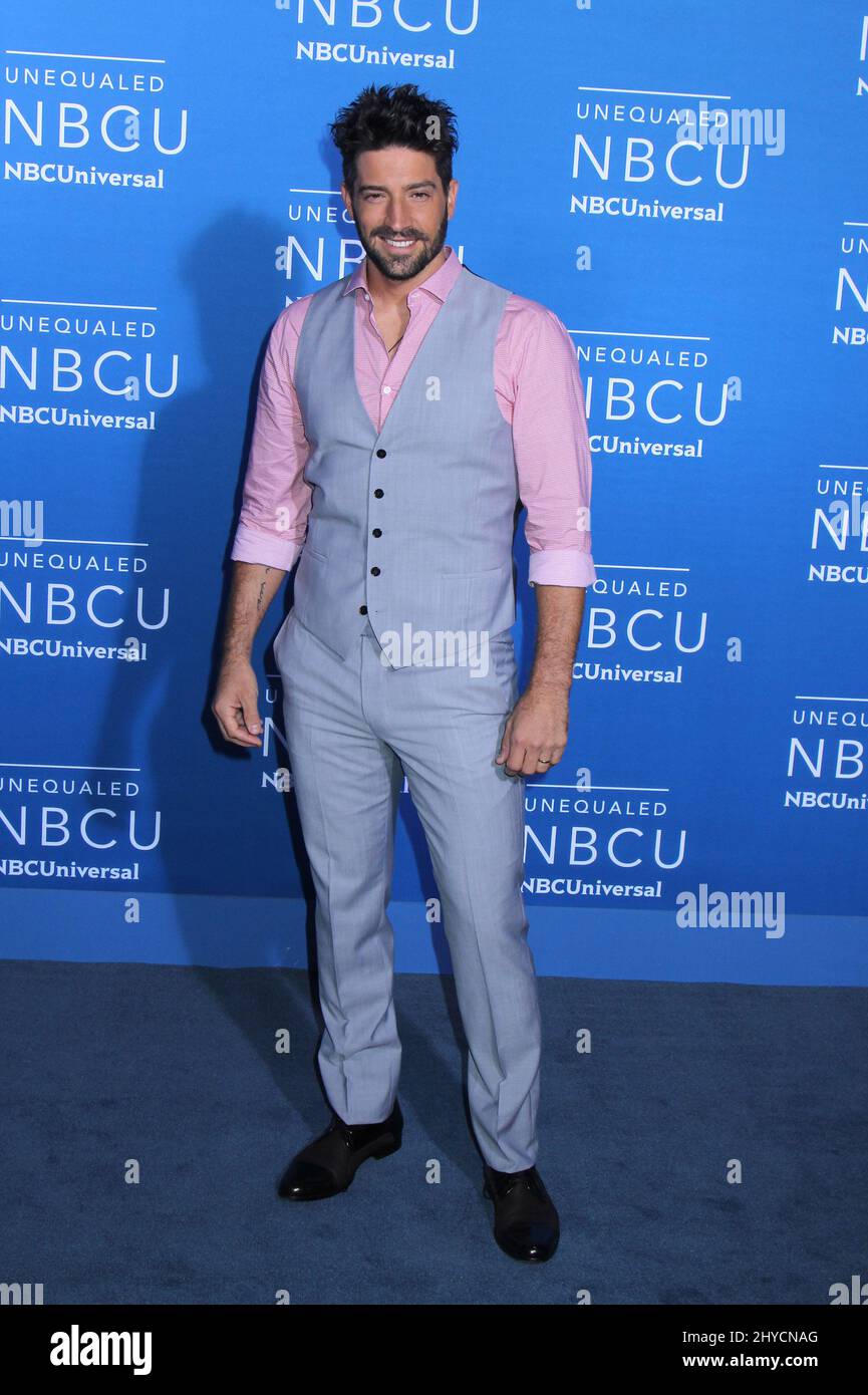 David Chocarro attending the NBCUniversal 2017 Upfront in New York ...