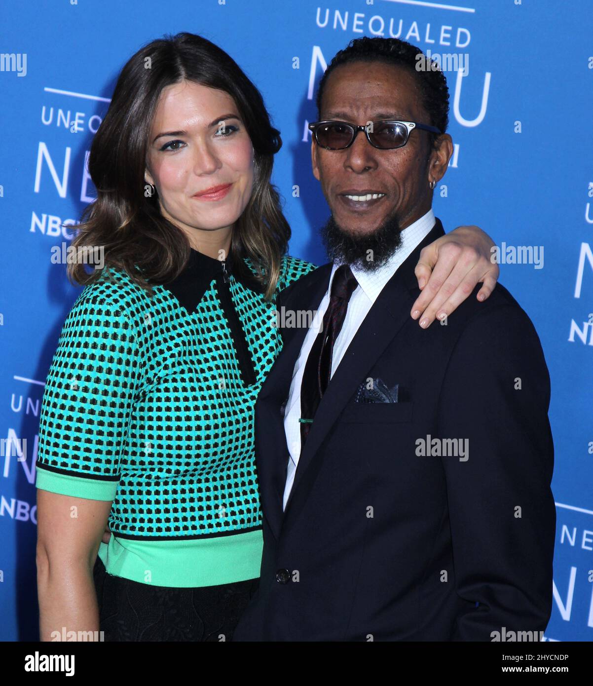 Mandy Moore & Ron Cephas Jones attending the 2017 Upfront Held at Radio ...