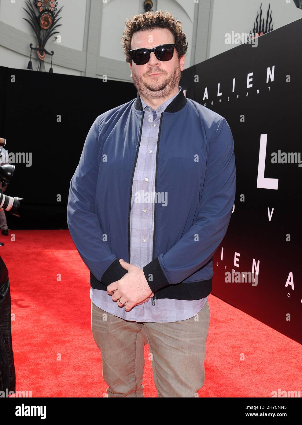 Danny McBride arriving at the Sir Ridley Scott Hand And Footprint ...