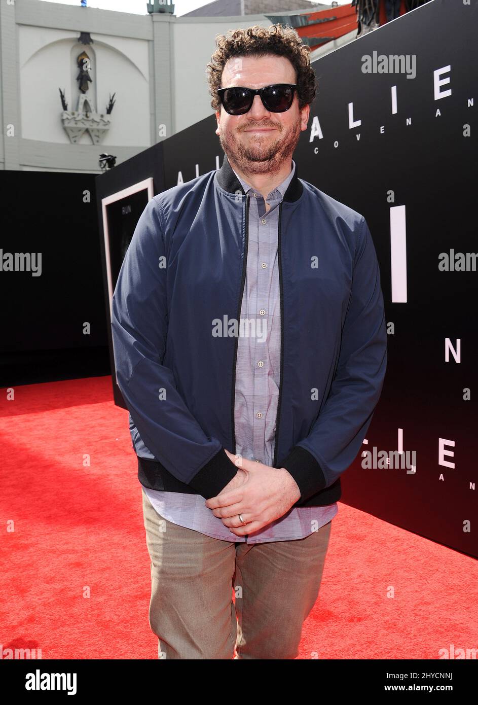 Danny McBride arriving at the Sir Ridley Scott Hand And Footprint ...