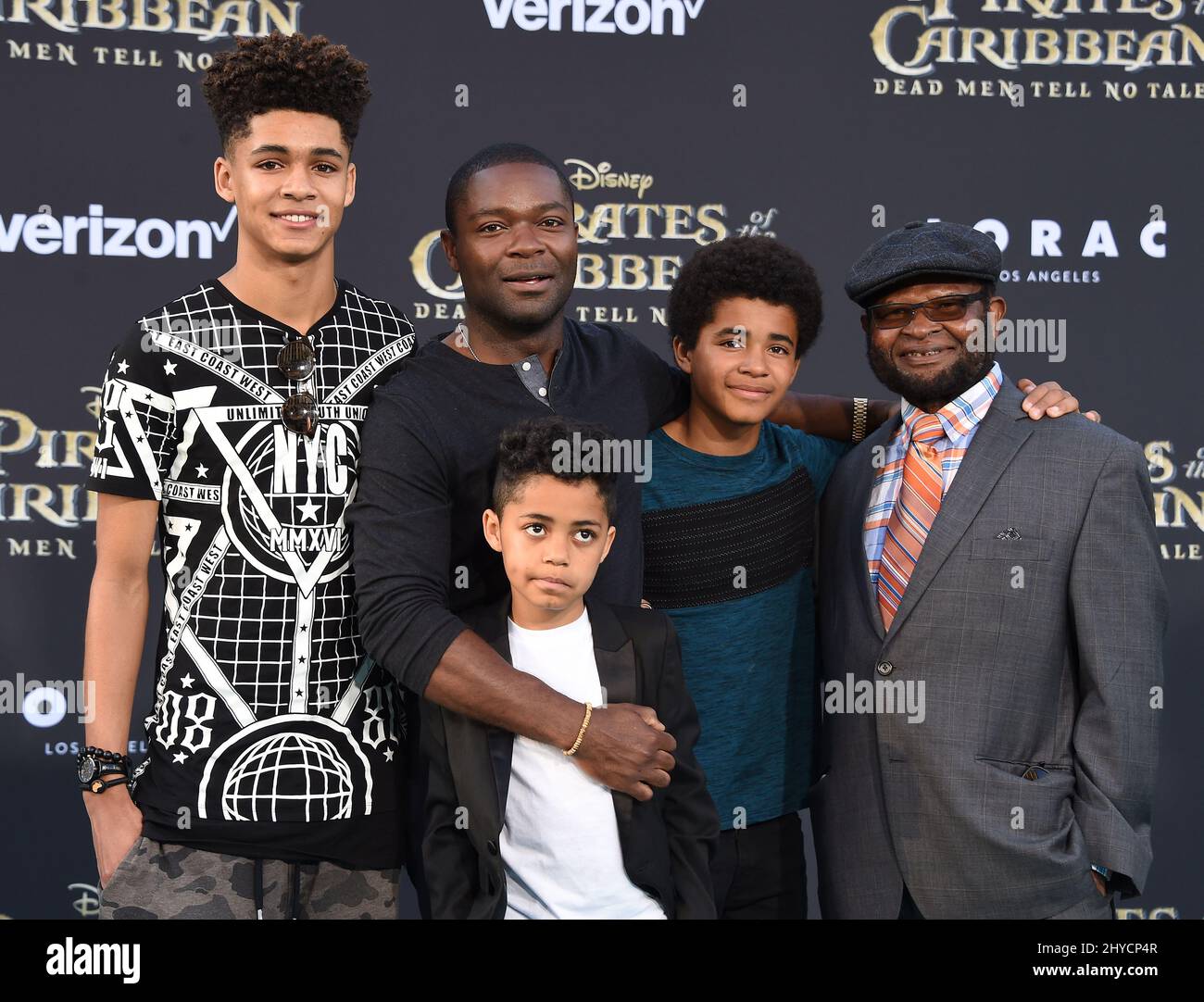 David Oyelowo, Caleb Oyelowo, Asher Oyelowo and Stephen Oyelowo ...