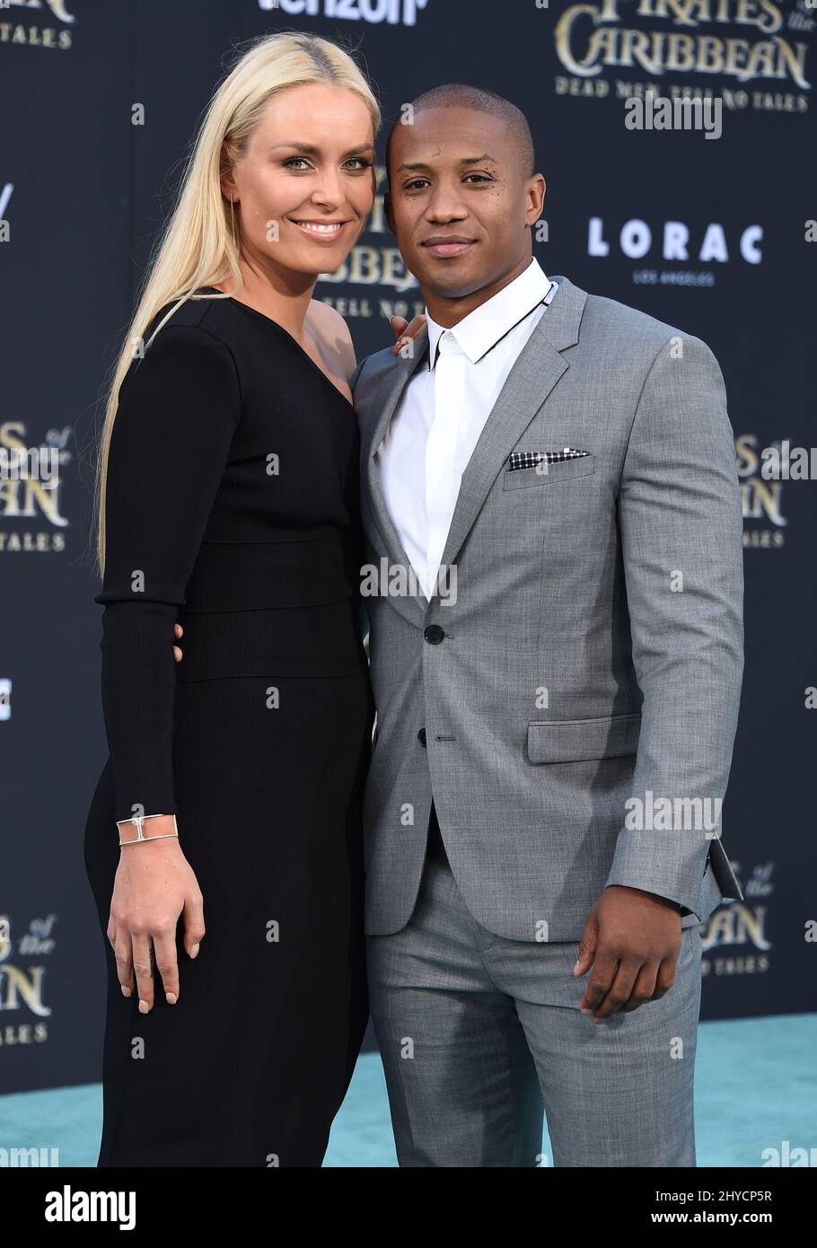 Lindsey Vonn and Kenan Smith attending Disney's ''Pirates Of The ...