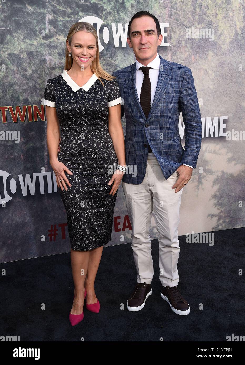 Patrick Fischler and Lauren Bowles arriving to Showtime's Limited ...