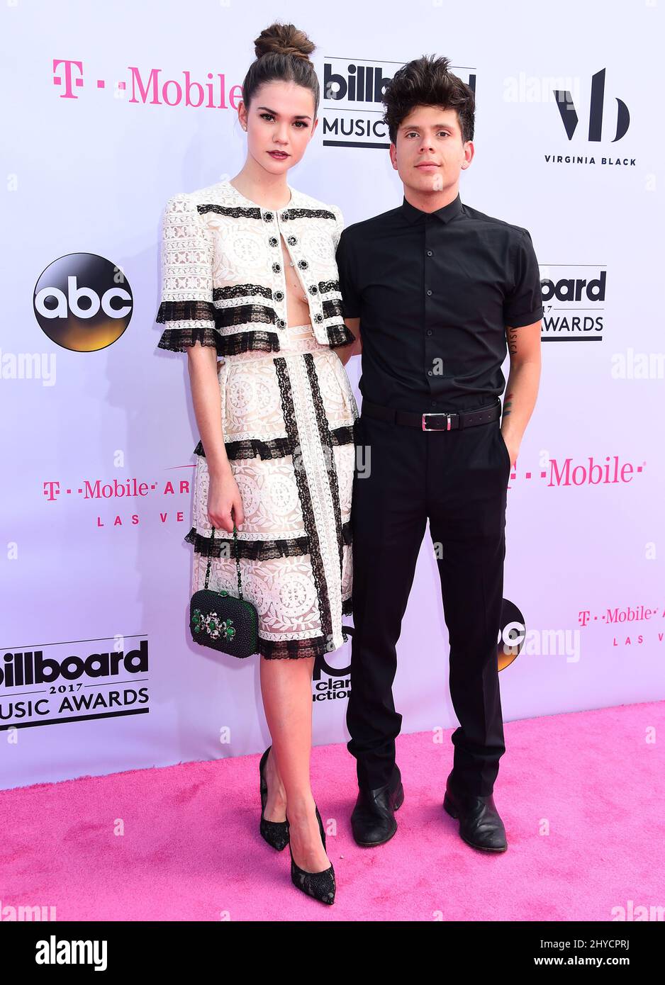 Maia Mitchell and Rudy Mancuso attending the Billboard Music Awards in ...