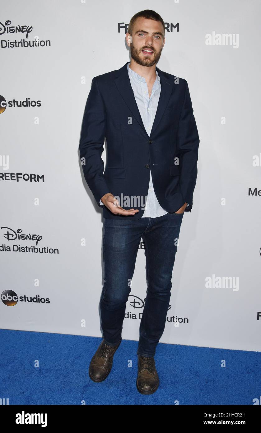Alex Roe attending the ABC International Upfronts Stock Photo - Alamy