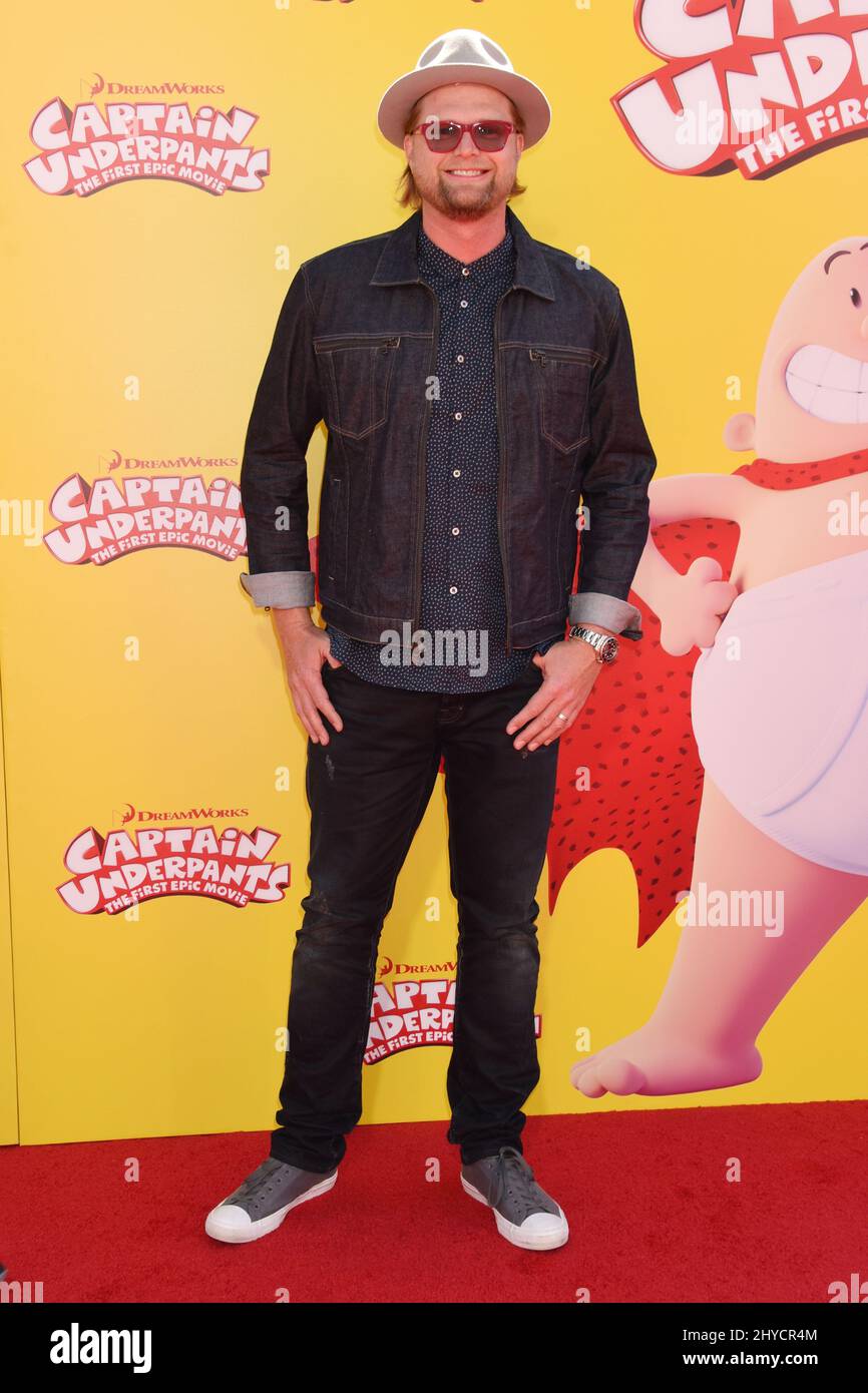 Adam Anders attending the Captain Underpants: The First Epic Movie in ...