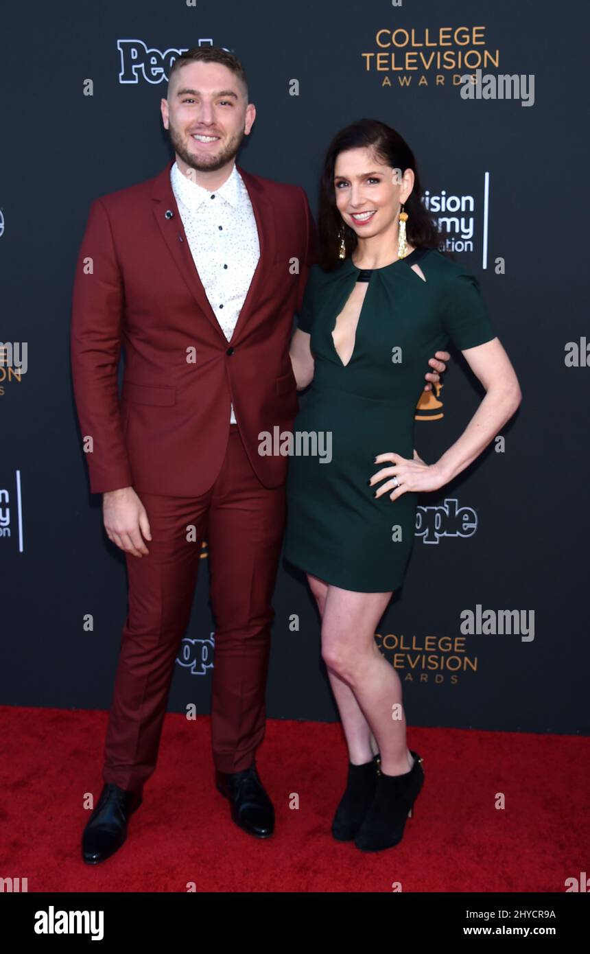 Shoshannah Stern and Josh Feldman attends the 38th College Television ...