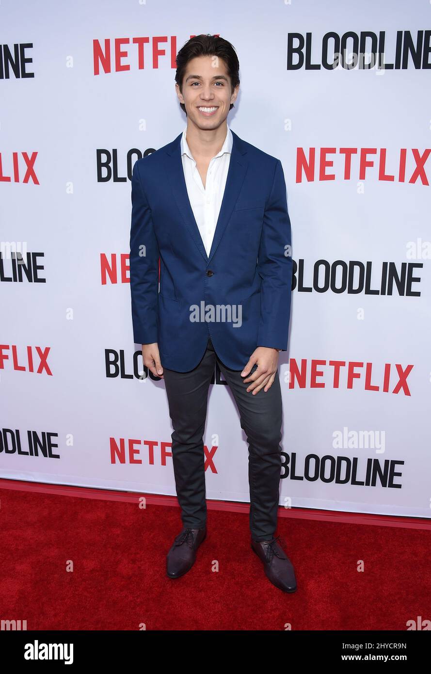 Brandon Larracuente arriving to the Netflix's "Bloodline" Season 3 ...