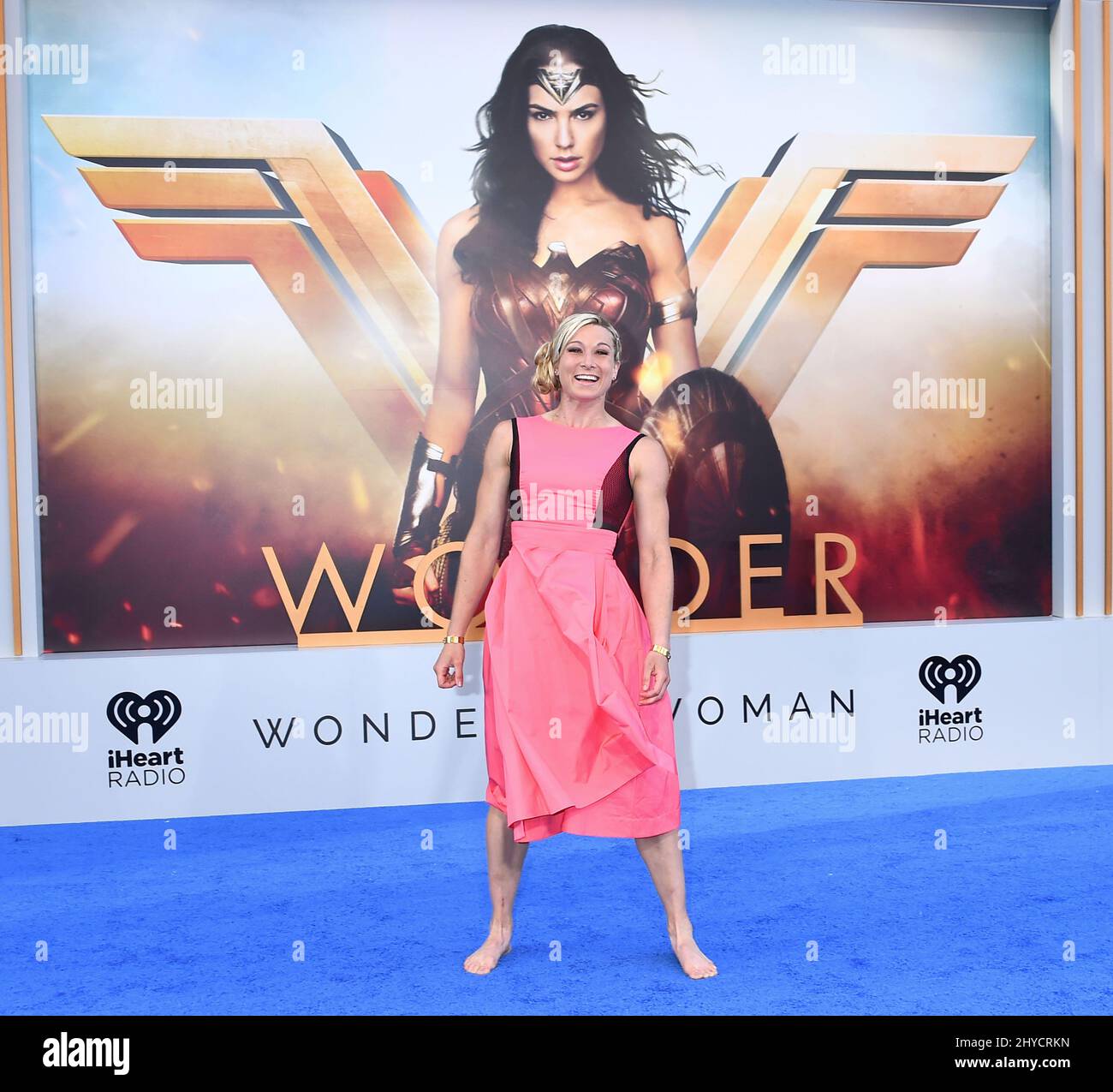 Jessie Graff attending the premiere of Wonder Woman, held at the ...
