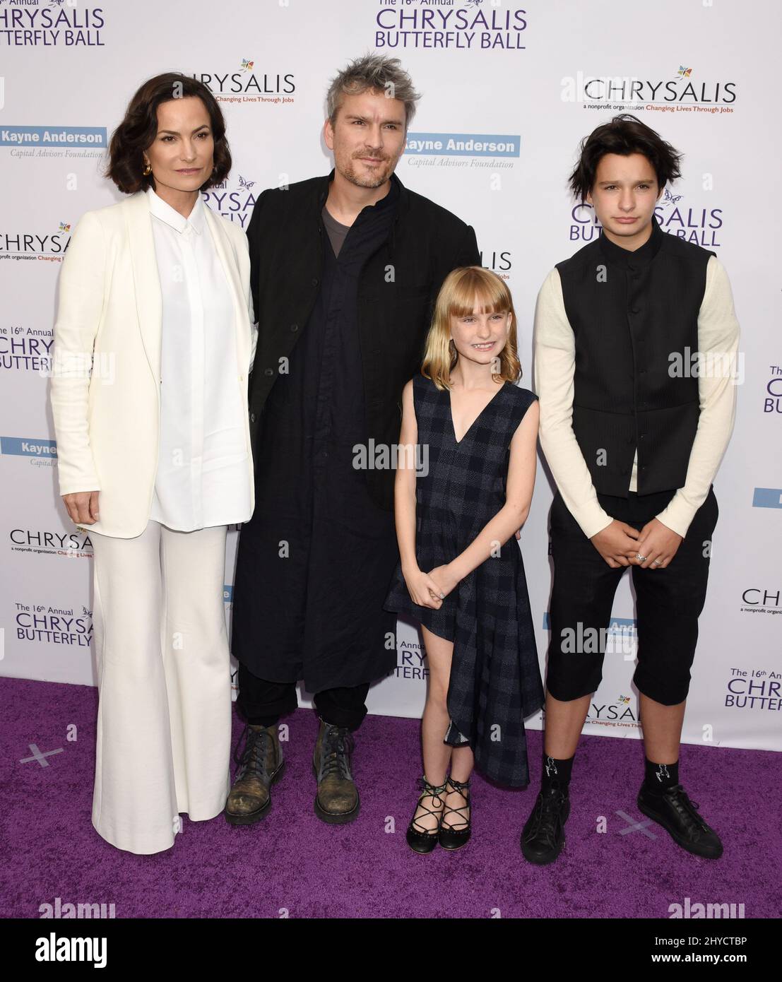 Rosetta Getty, Balthazar Getty, Violet Getty and June Getty attending ...