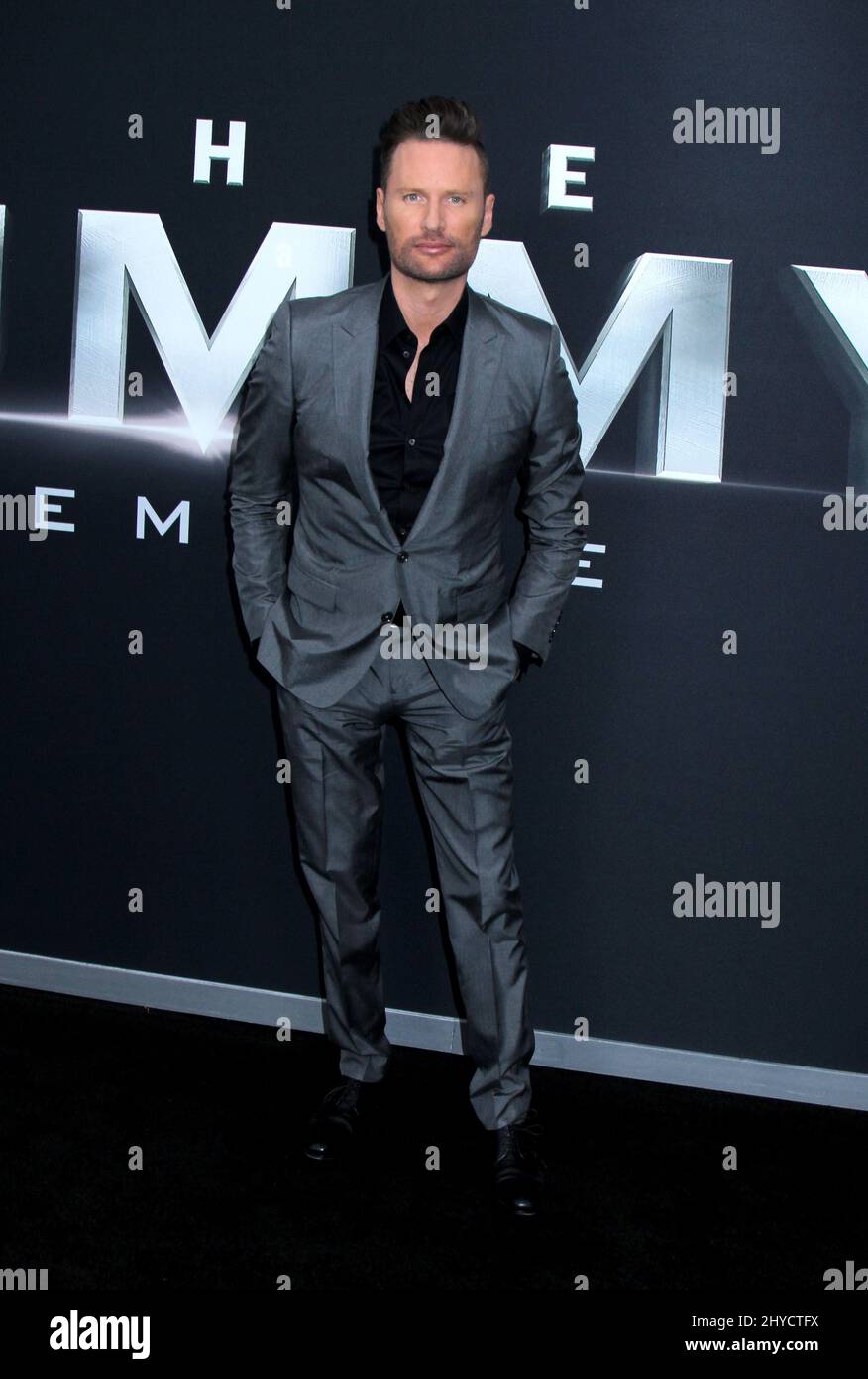 Brian Tyler attending The Mummy New York fan event at AMC Loews Lincoln ...