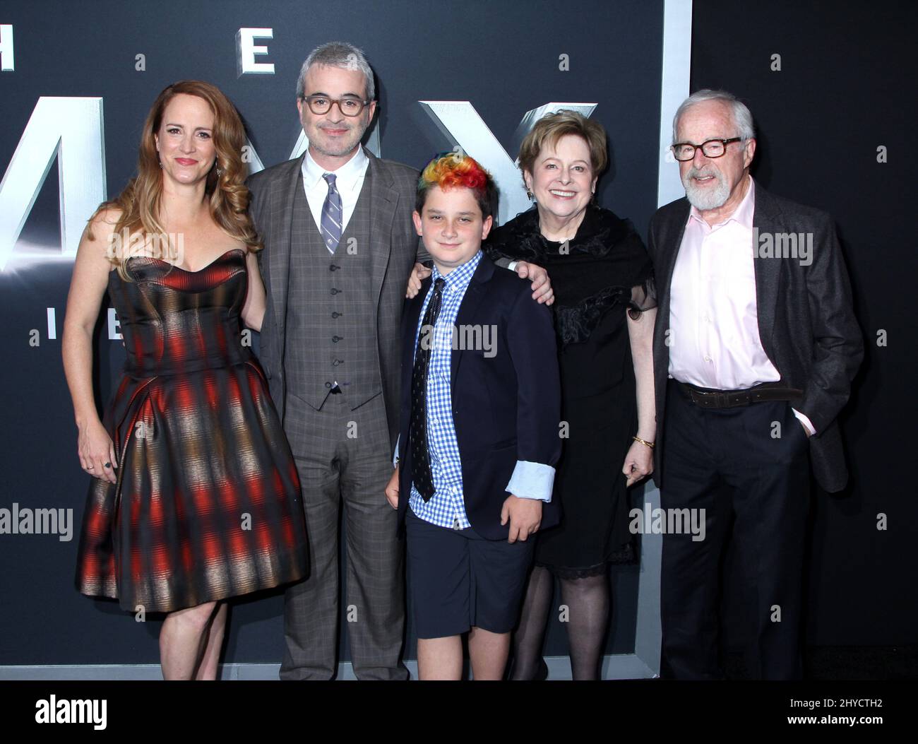 Alex Kurtzman & family attending The Mummy New York fan event at AMC ...