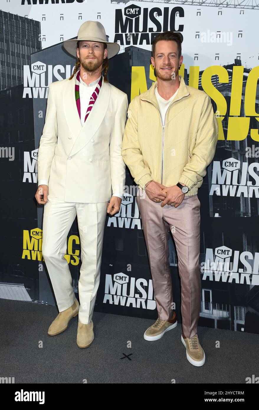 Florida Georgia Line attending the CMT Music Awards 2017 held at the ...