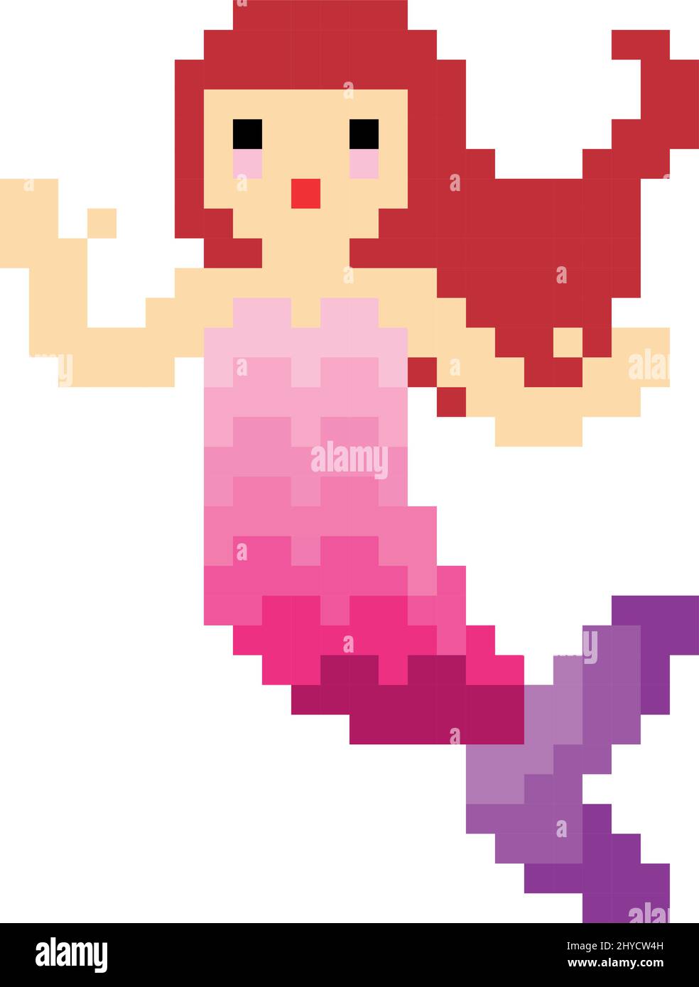 Pixel starfish Stock Vector Images - Alamy