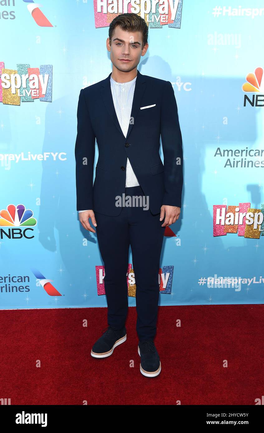 Garrett Clayton arriving to the "Hairspray" Live FYC Event held at the ...