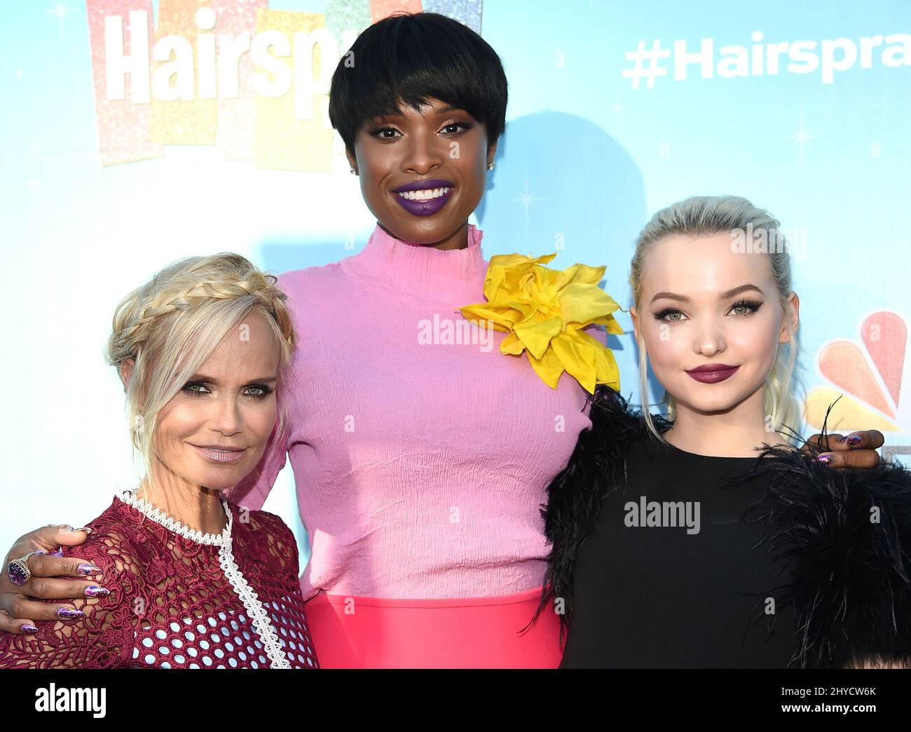 Kristin Chenoweth, Jennifer Hudson and Dove Cameron arriving to the ...