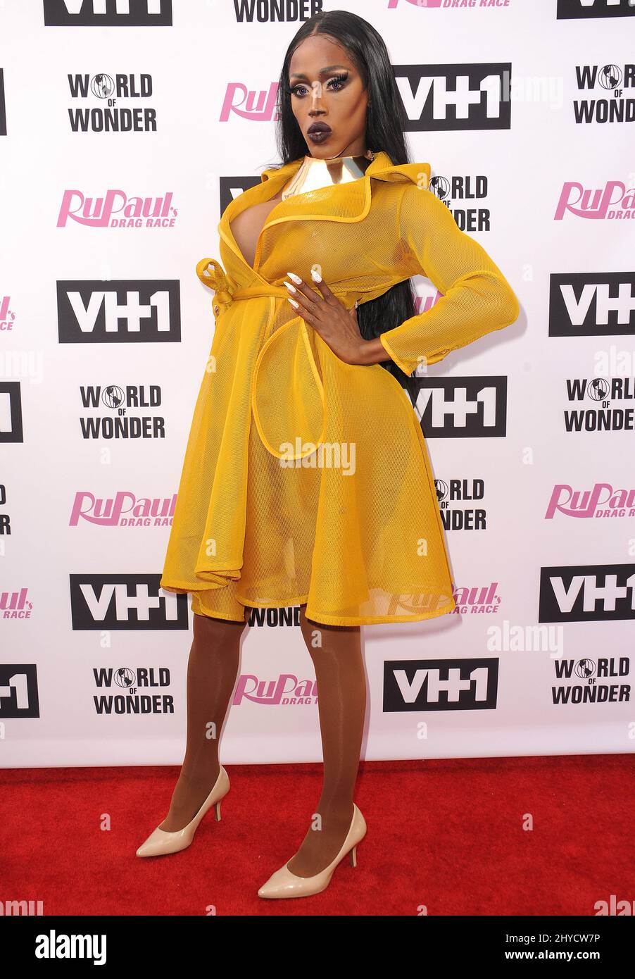 Nina Bo'nina Brown attending RuPaul's Drag Race Season Nine Finale ...