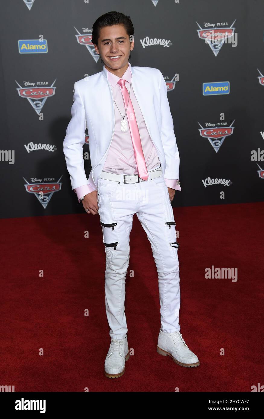 Isaak Presley arriving to the "Cars 3" World Premiere held at the ...
