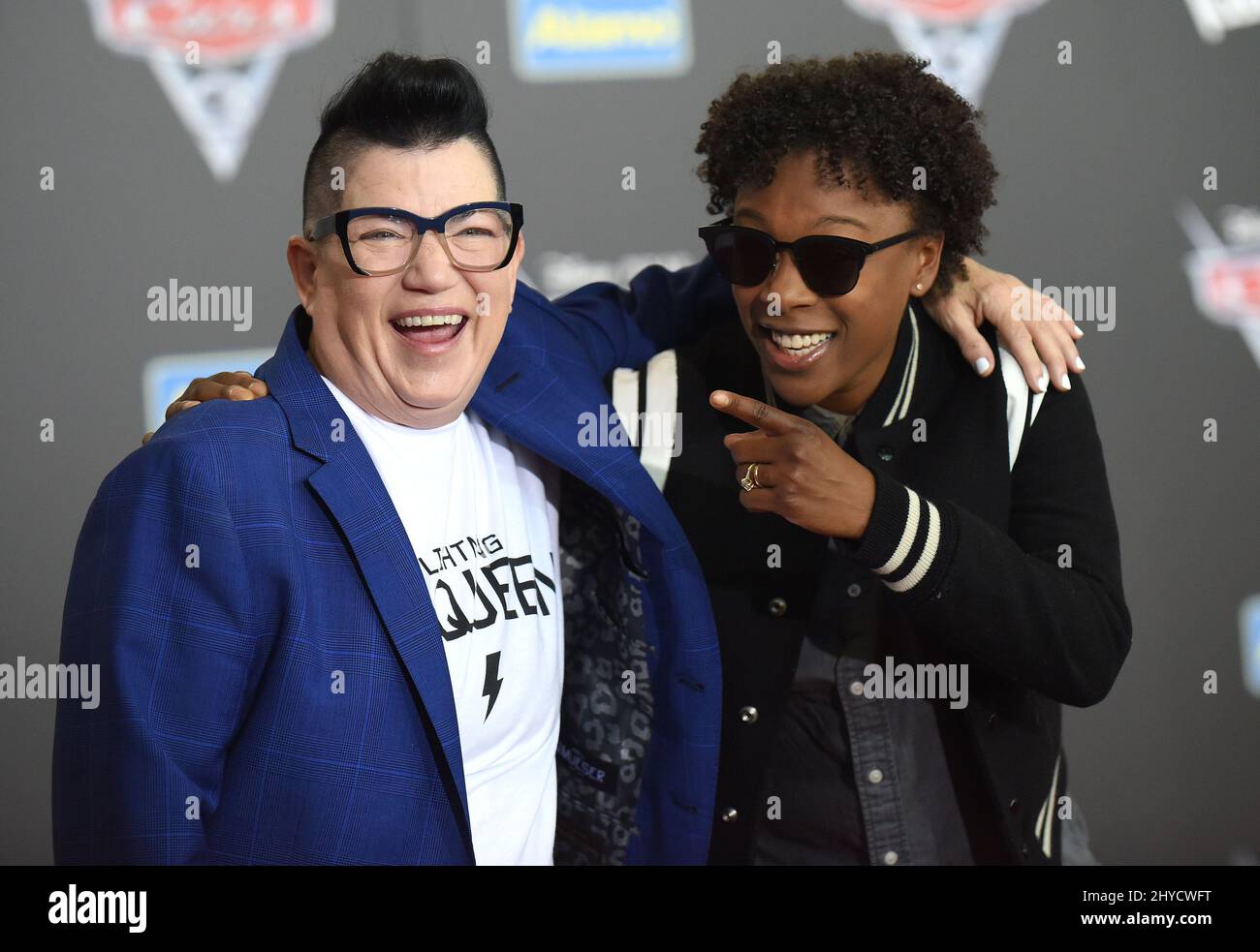 Lea DeLaria and Samira Wiley arriving to the "Cars 3" World Premiere ...