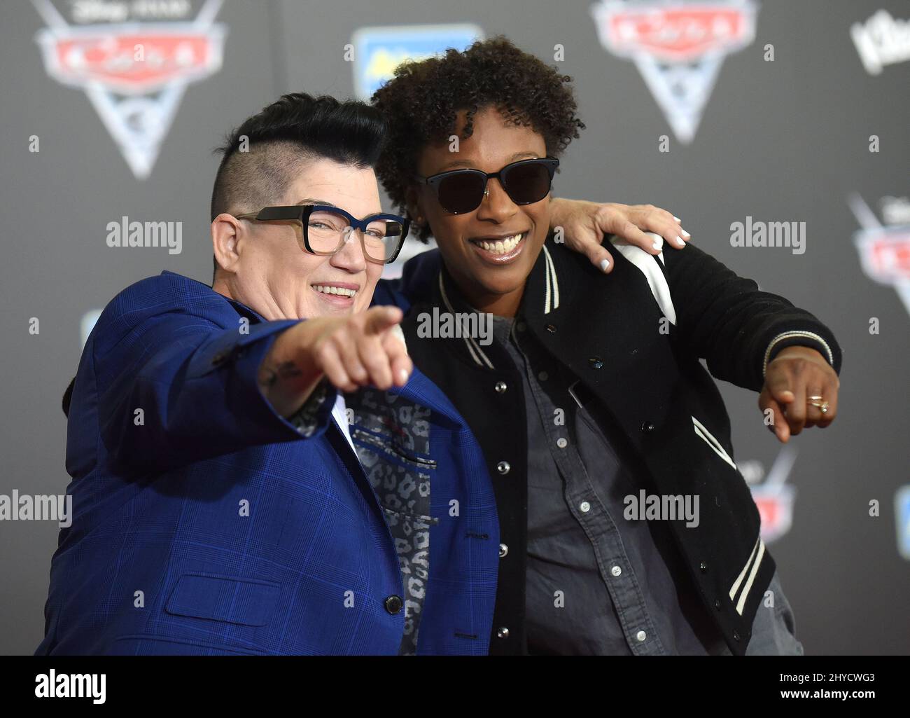 Lea DeLaria and Samira Wiley arriving to the "Cars 3" World Premiere ...
