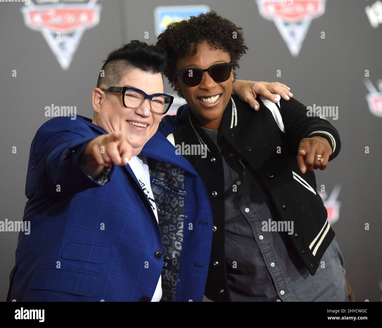 Lea DeLaria and Samira Wiley arriving to the "Cars 3" World Premiere ...