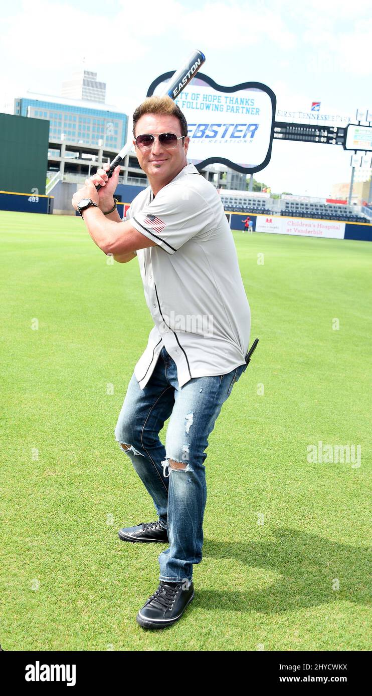 Tim Rushlow during the 27th Annual City of Hope Celebrity Softball Game ...