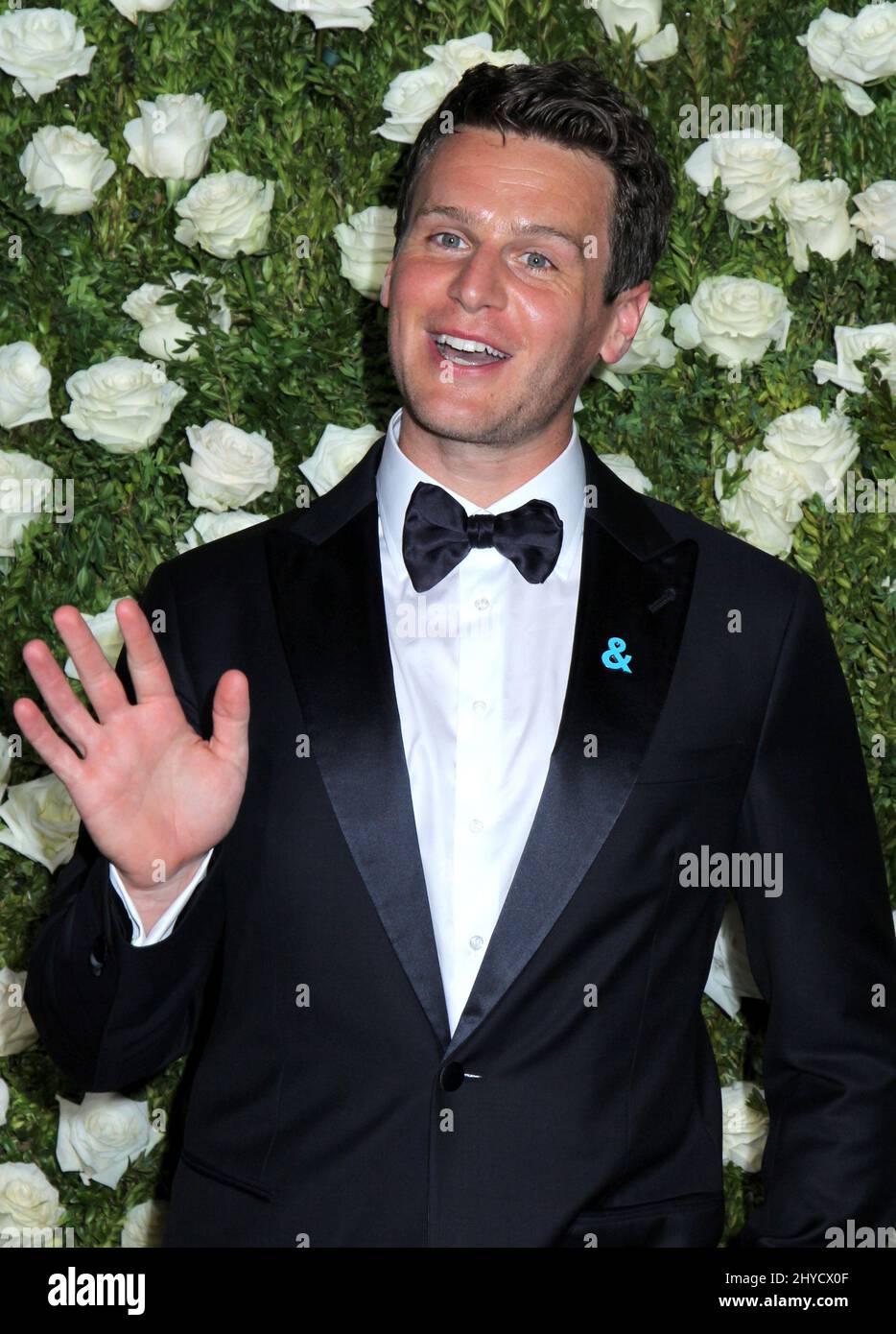 Jonathan Groff attending the 71st Annual Tony Awards in New York Stock ...