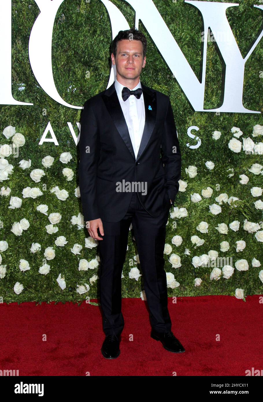 Jonathan Groff attending the 71st Annual Tony Awards in New York Stock ...