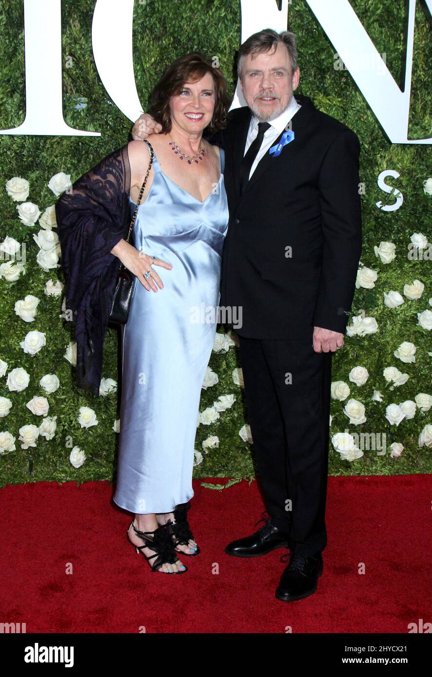 Mark Hamill & Marilou York attending the 71st Annual Tony Awards in New ...