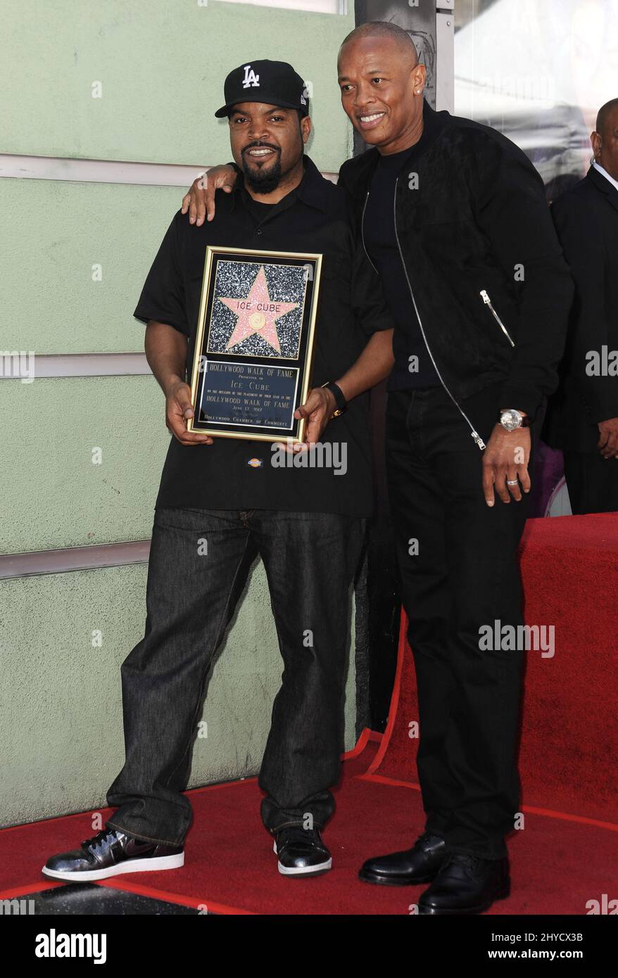 Ice Cube, Dr. Dre during the Ice Cube Hollywood Walk of Fame Star ...