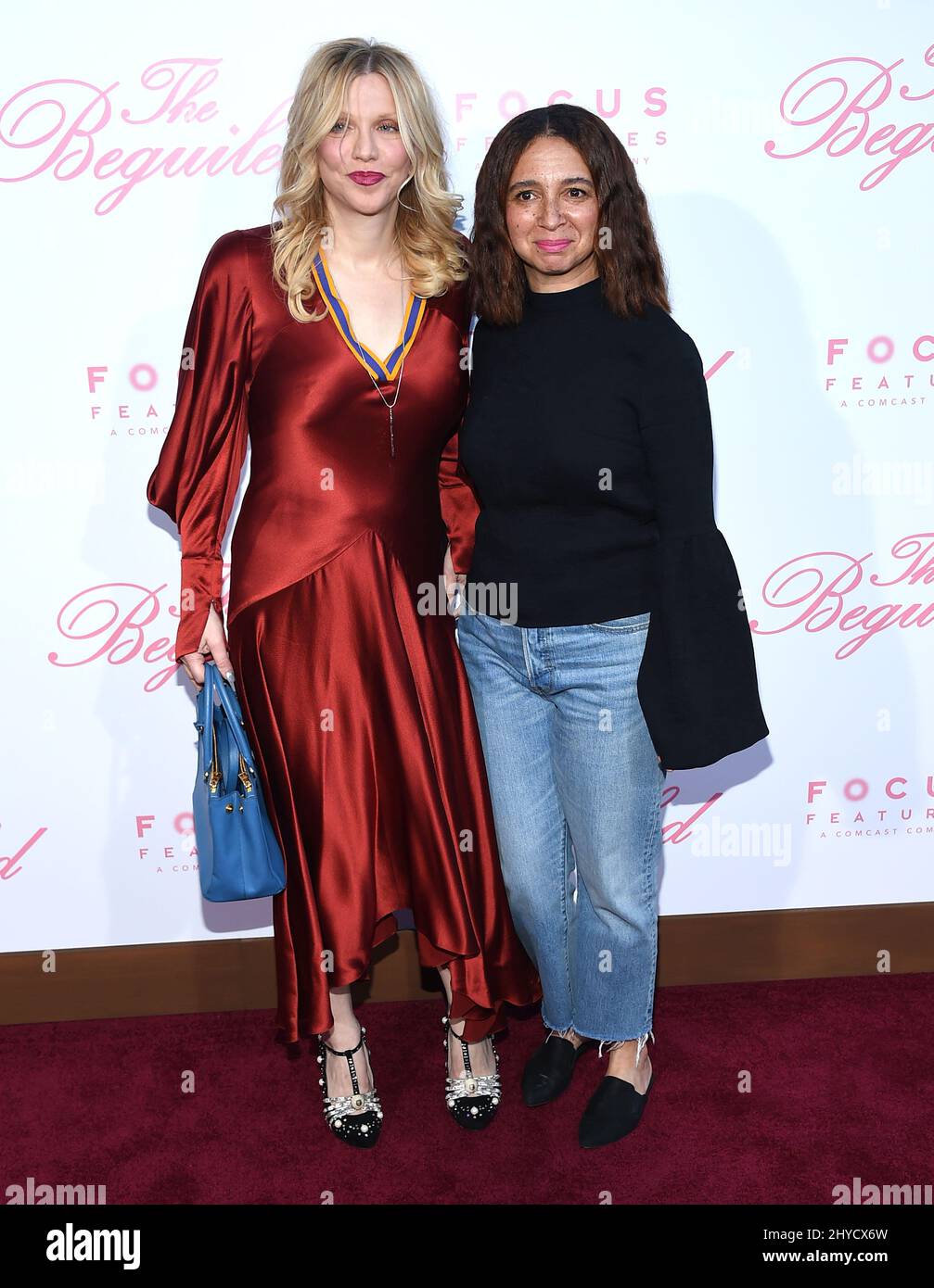 Courtney Love and Maya Rudolph arriving for 'The Beguiled' U.S ...