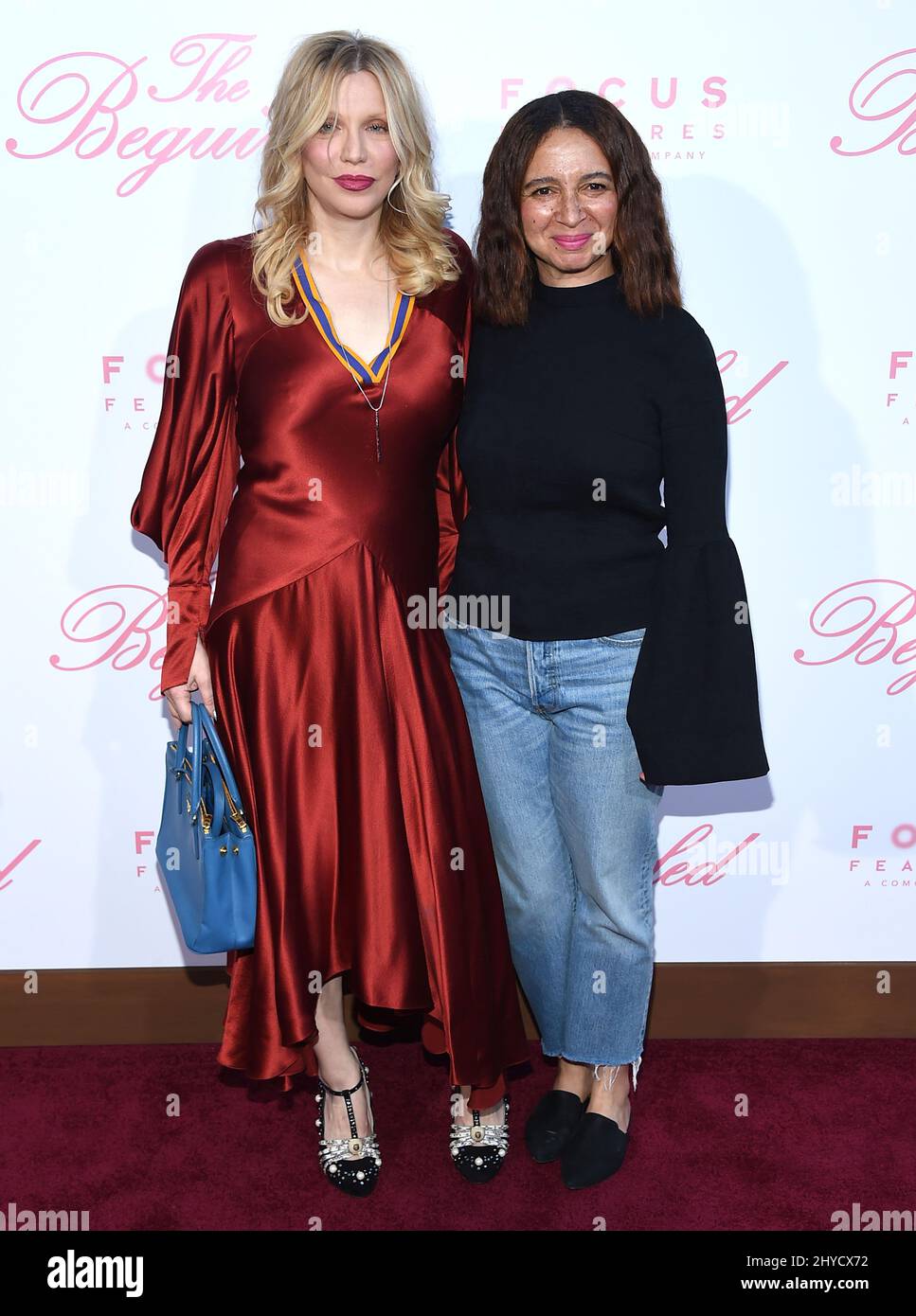 Courtney Love and Maya Rudolph arriving for 'The Beguiled' U.S ...