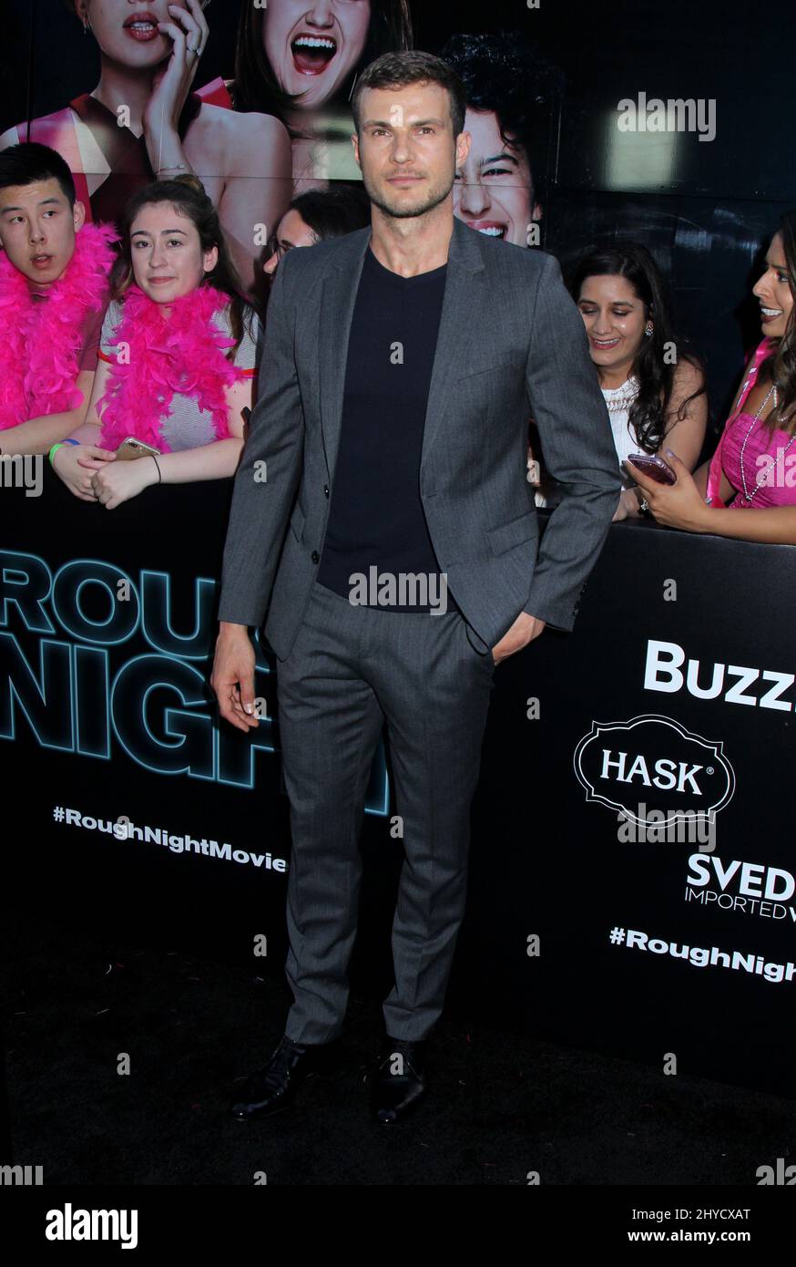 Ryan Cooper arriving for the "Rough Night" World Premiere held at AMC ...