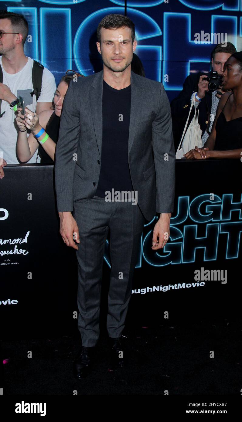 Ryan Cooper arriving for the "Rough Night" World Premiere held at AMC ...