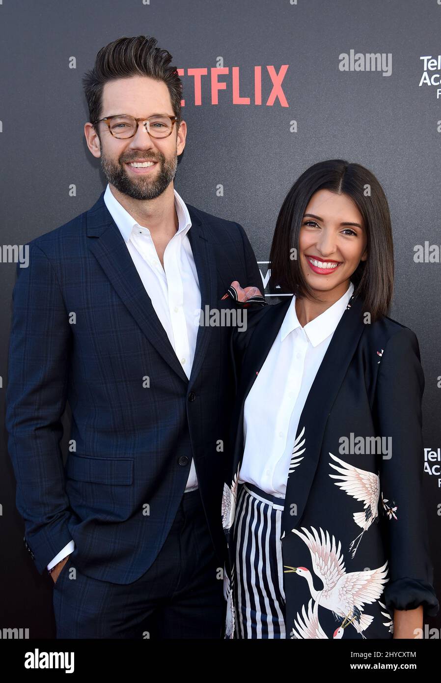 Todd Grinnell and India de Beaufort attending The Television Academy Foundation and Netflix ...