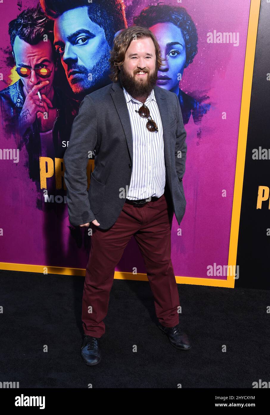 Haley Joel Osment attending the AMC season two "Preacher" premiere ...