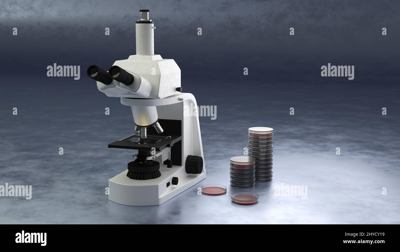 3D illustration, medical equipment for sampling. 3d rendering of vacuum ...