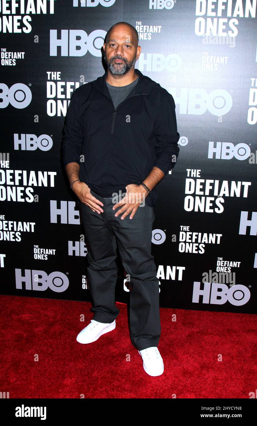 Allen Hughes attending "The Defiant Ones" New York Premiere held at ...