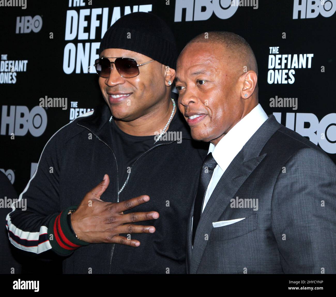 LL Cool J & Dr. Dre attending "The Defiant Ones" New York Premiere held ...