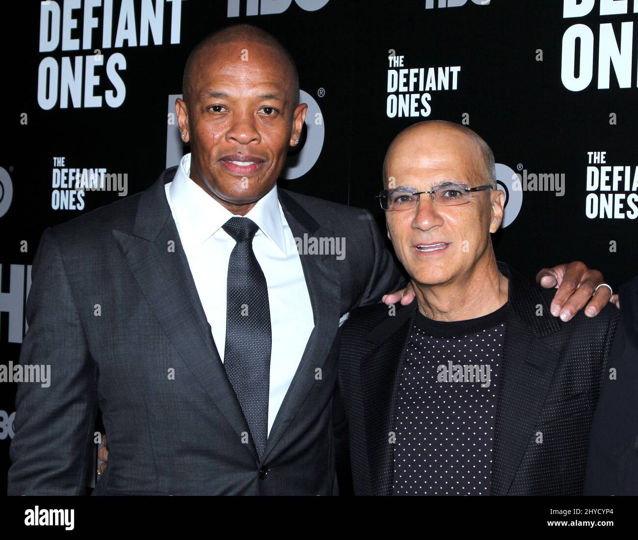 Dr. Dre & Jimmy Iovine attending "The Defiant Ones" New York Premiere ...