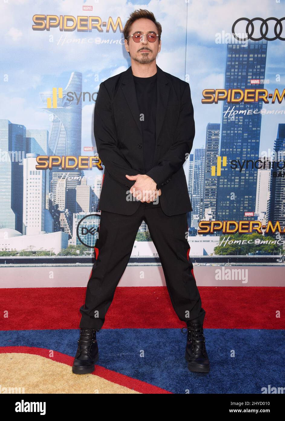 Robert Downey Jr. attending the 'Spider-Man: Homecoming' World Premiere ...