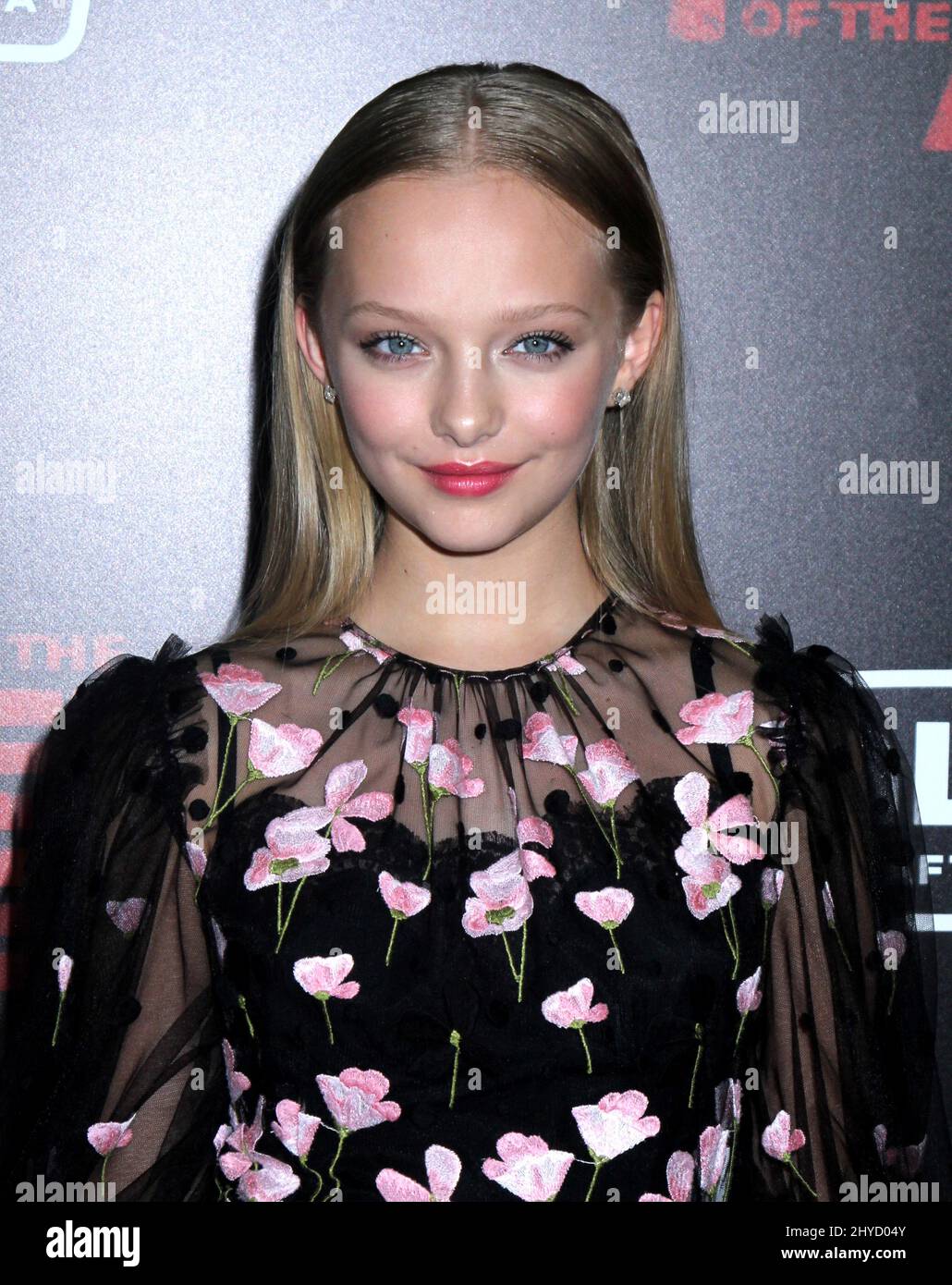 Amiah Miller arriving for the 'War For The Planet Of The Apes' Premiere ...