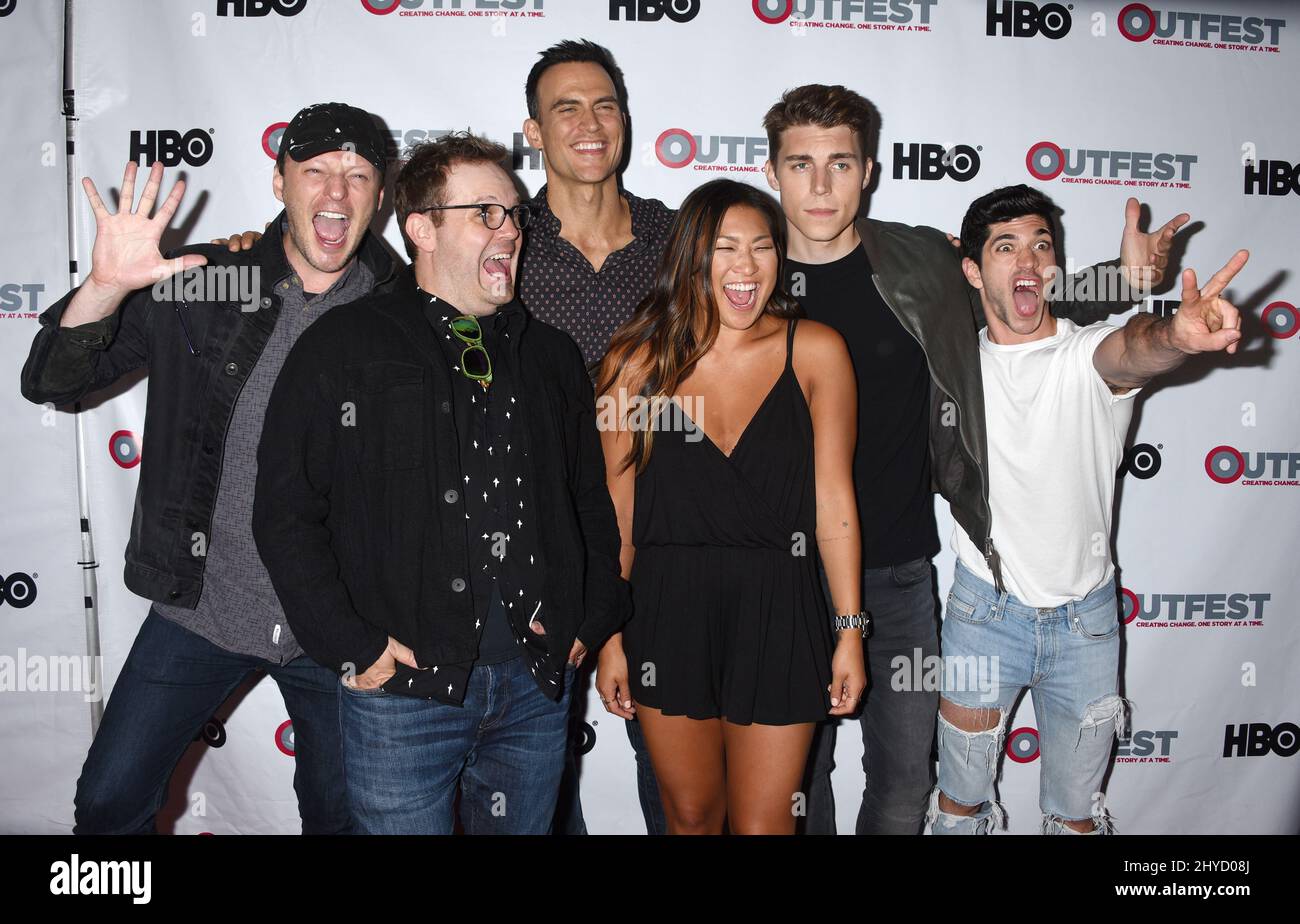 Cory Krueckeberg, Tom Gustafson, Cheyenne Jackson, Jenna Ushkowi ...