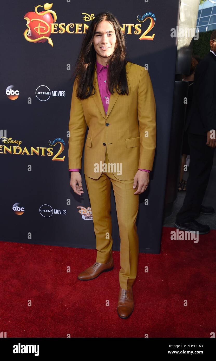 Booboo Stewart arriving for the Descendants 2 Premiere held at the ...
