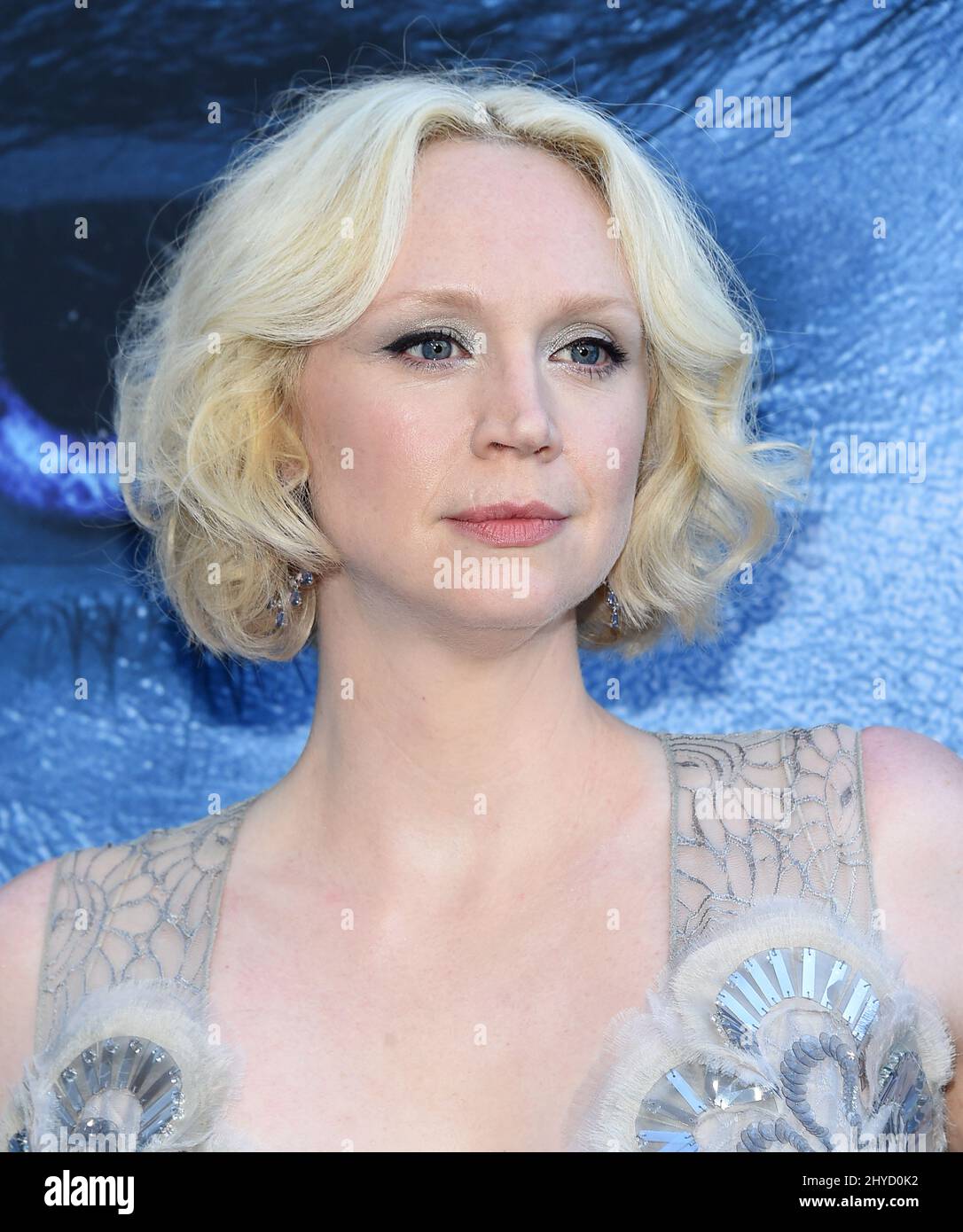 Gwendoline Christie attending the season seven premiere of HBO's Game ...