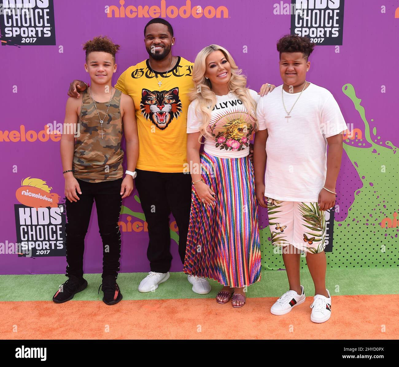 Jadyn Fielder, Prince Fielder, Chanel Fielder and Haven Fielder ...